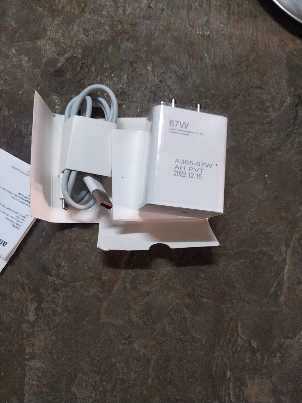 Original 67W Turbo Super Fast Charger | Adapter and Type C Cable ...