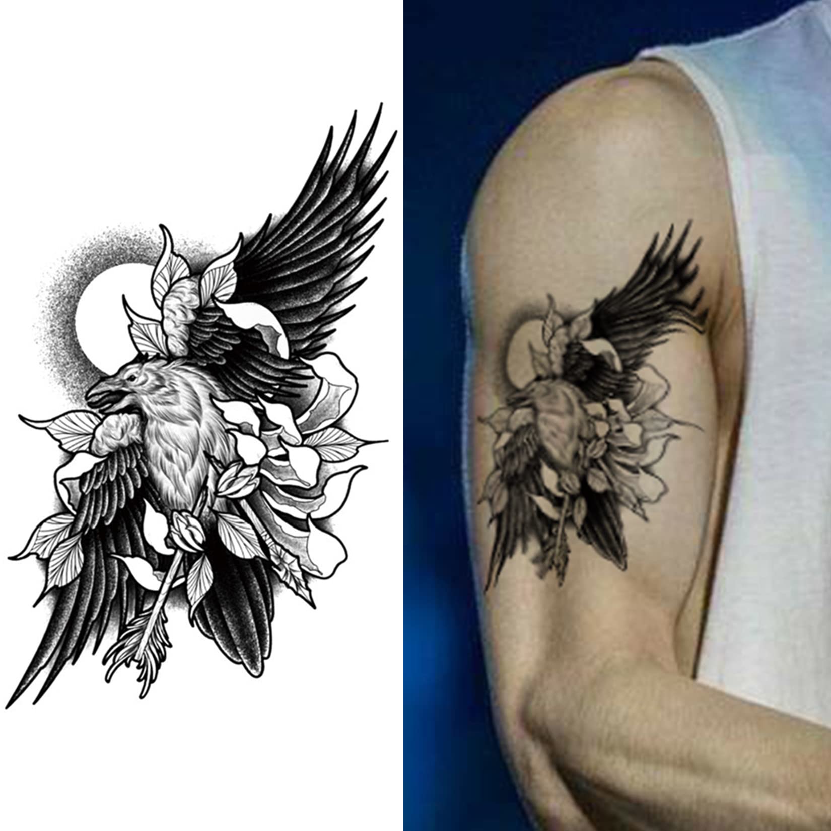 Eagle Cross Tattoos 8 Spectacular Eagle And Lion Tattoo Designs With