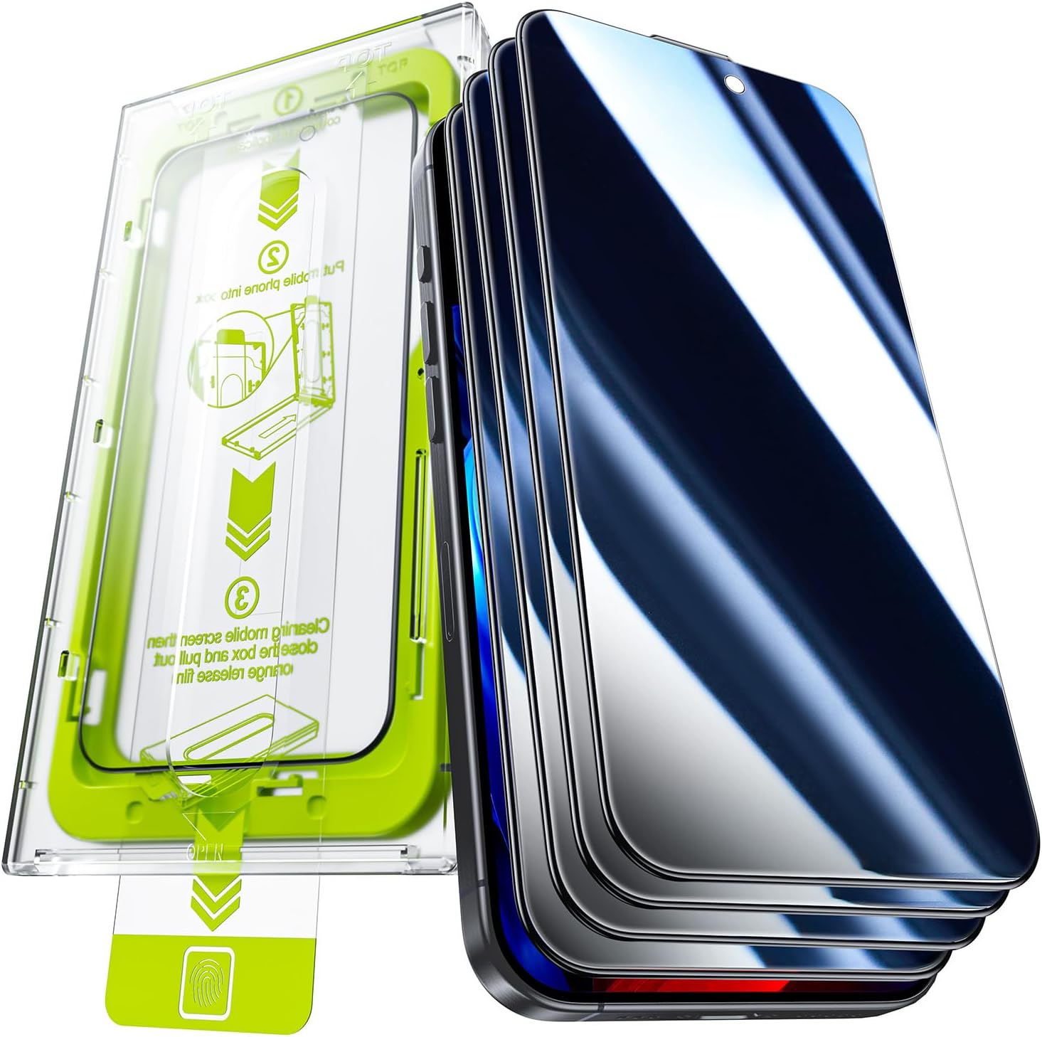 Amazon.com: HelloDeere 2 Pack for iPhone 16 Pro Max Privacy Screen ...