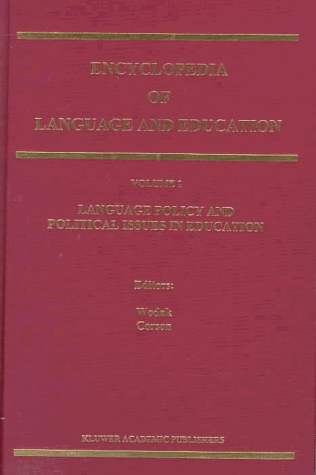 Encyclopedia of Language and Education: v. 1-8 : Hornberger, Nancy H ...