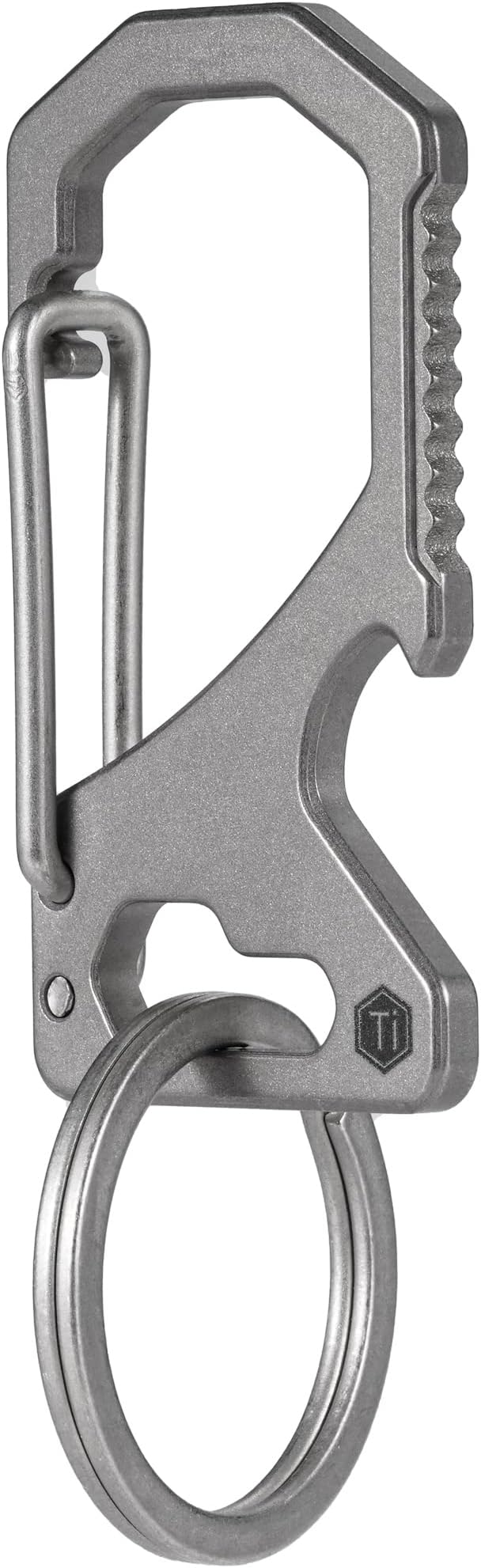 Amazon.com: TI-EDC Titanium Keychain Carabiner Clip - Large Quick ...