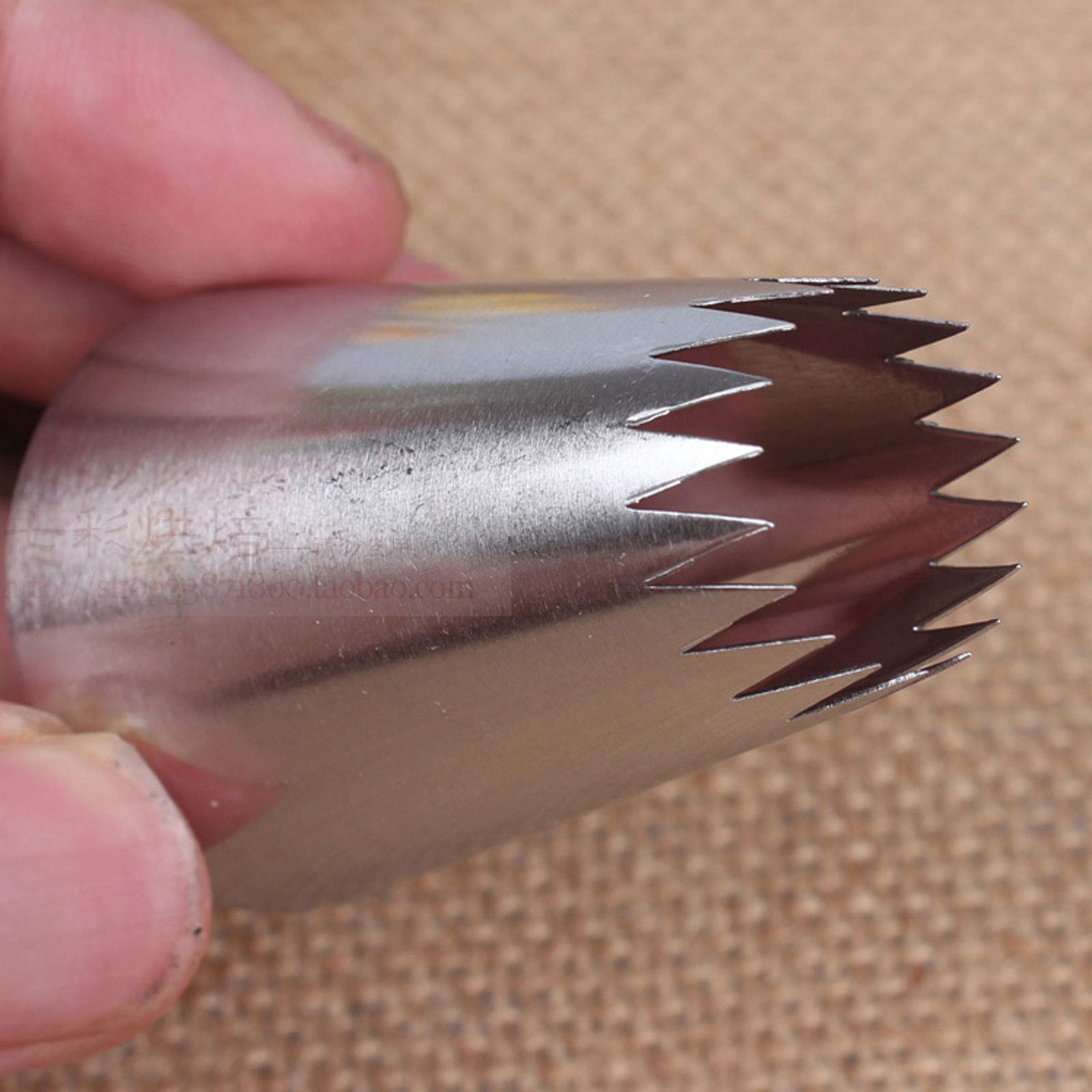 Buy EBLLPA # 4B # 7FT # 9FT Open Star Pastry Tip, 3PCS French Star Tube ...