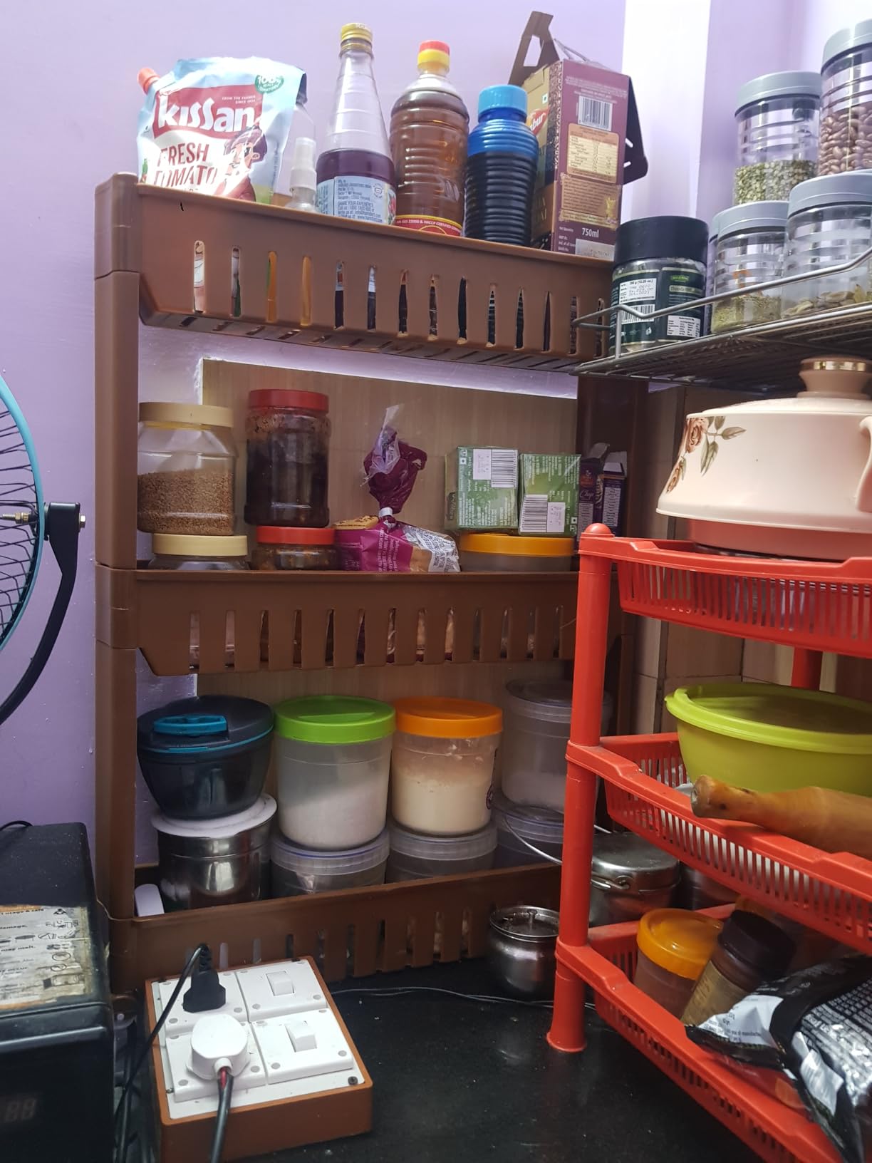 ATTRO Slim Rack 3 Layer Rack Made with Heavy Plastic Material ...