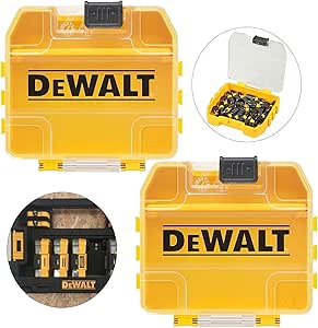 DeWalt Small Bit Storage Case Double Pack : Amazon.co.uk: DIY & Tools