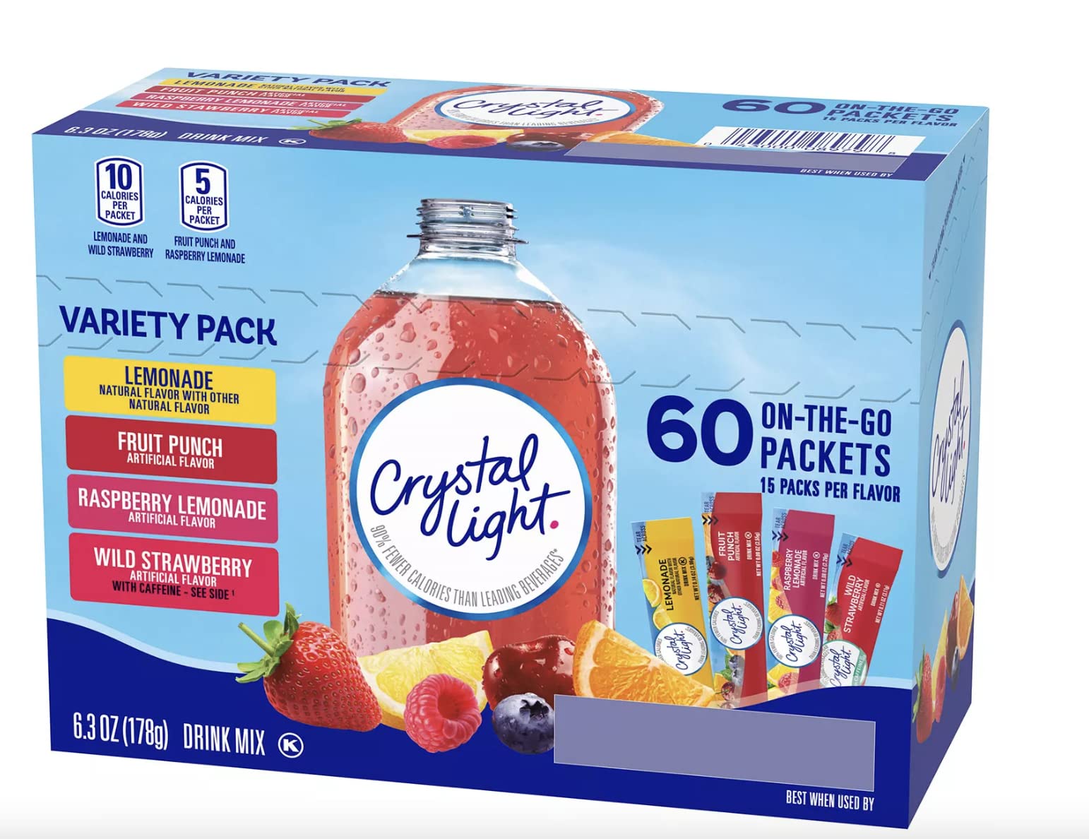 Snapklik.com : Crystal Light Sugar-Free, Lemonade, Fruit Punch ...