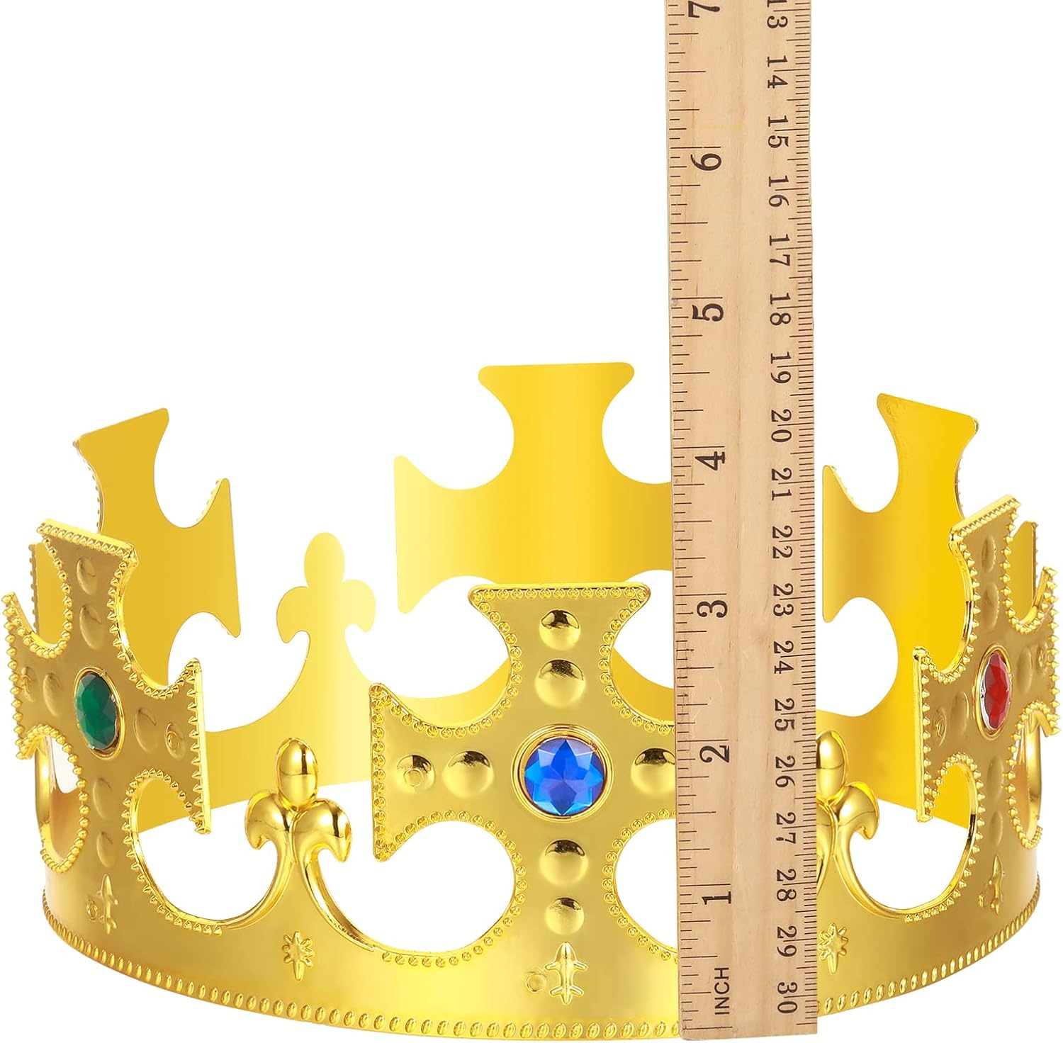 Gold Jeweled King and Queen Crowns - 6 Pack Australia | Ubuy