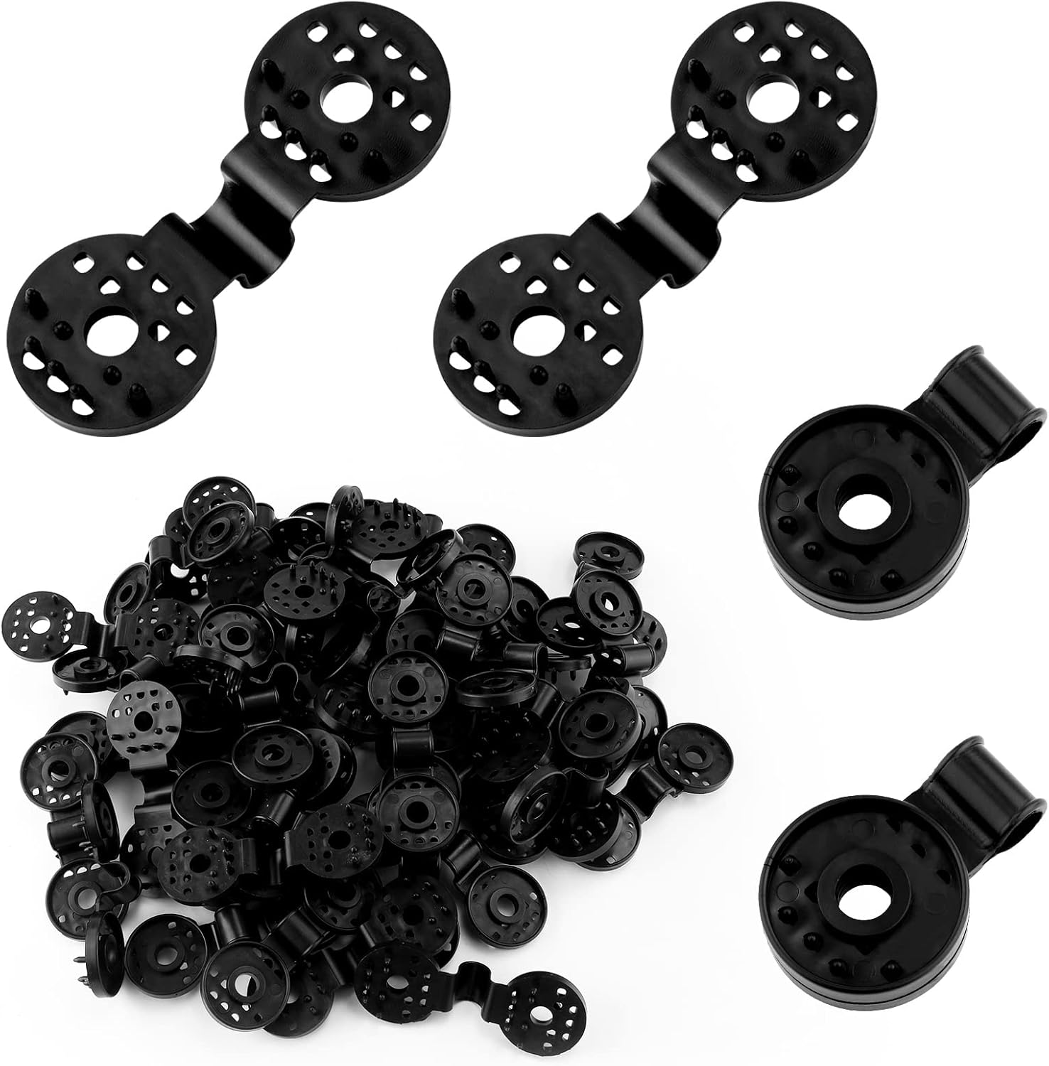 Amazon.com : LUTER 50pcs Shade Cloth Clips, Plastic Round Shade Cloth ...