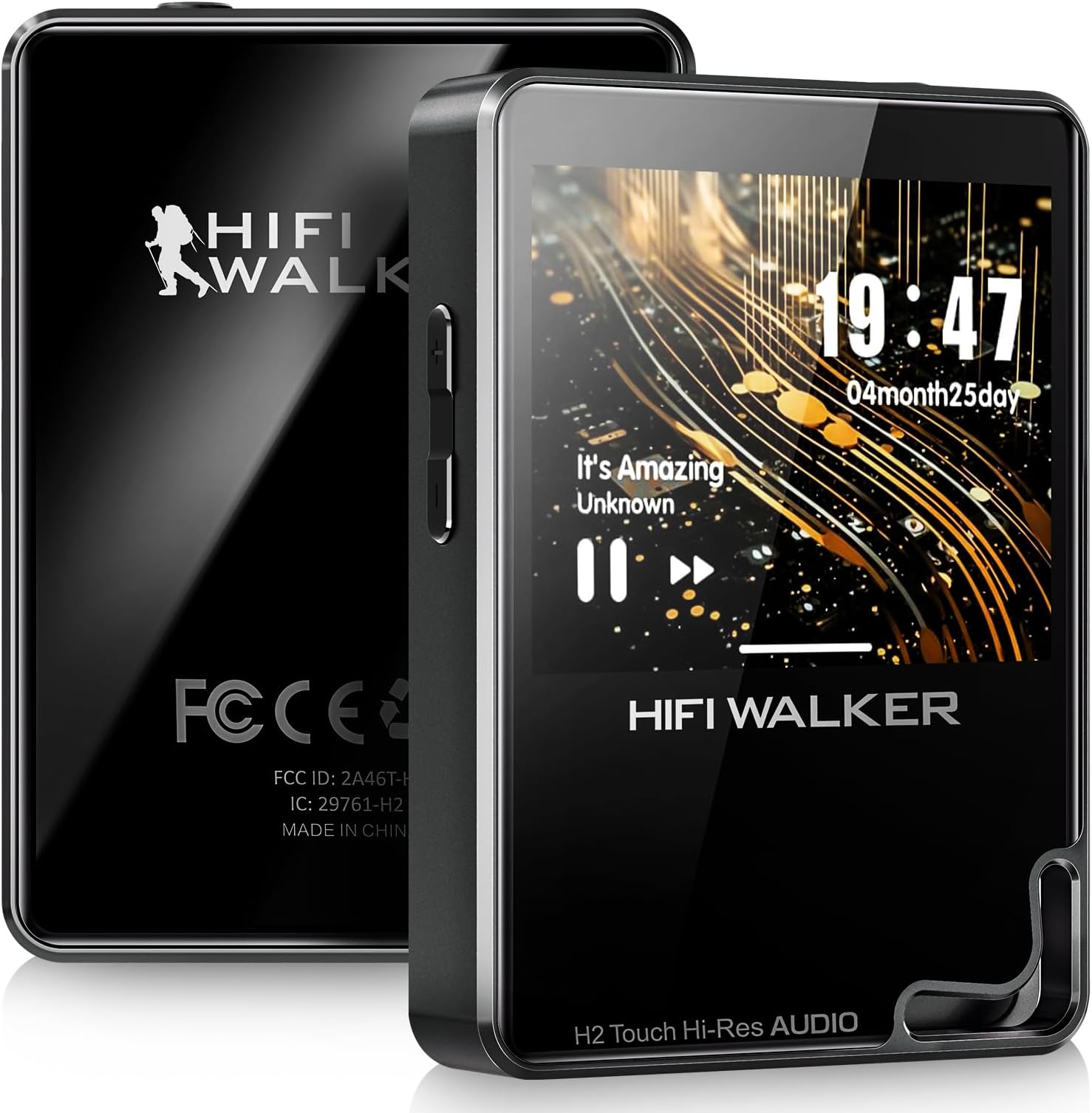 Amazon.com: HIFI WALKER H2 Touch 128GB Hi-Res Portable Music Player, Touchscreen Digital Audio ...