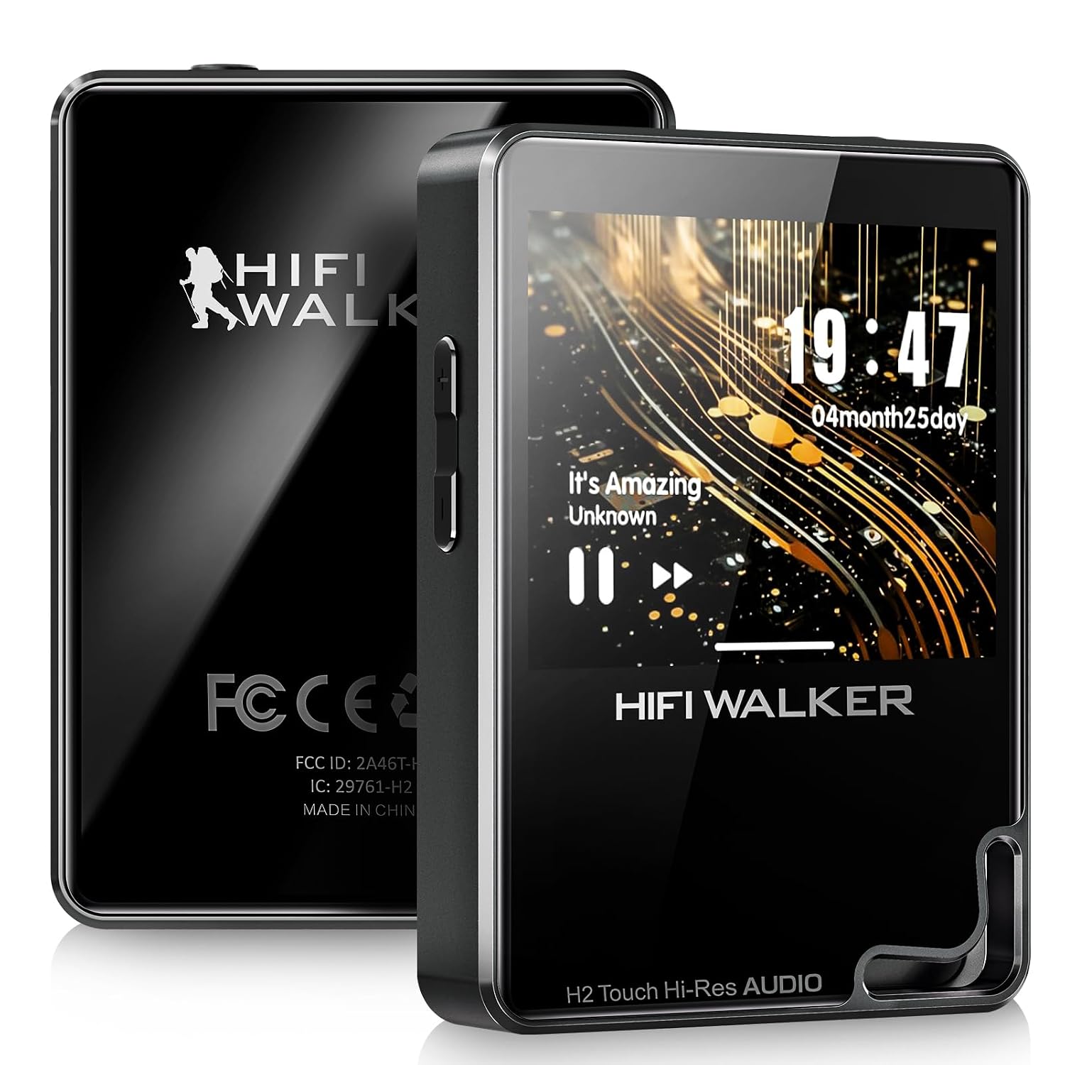 H2 Touch Hi-Res MP3 Player 128GB, Portable Music Players with 2.4 ...