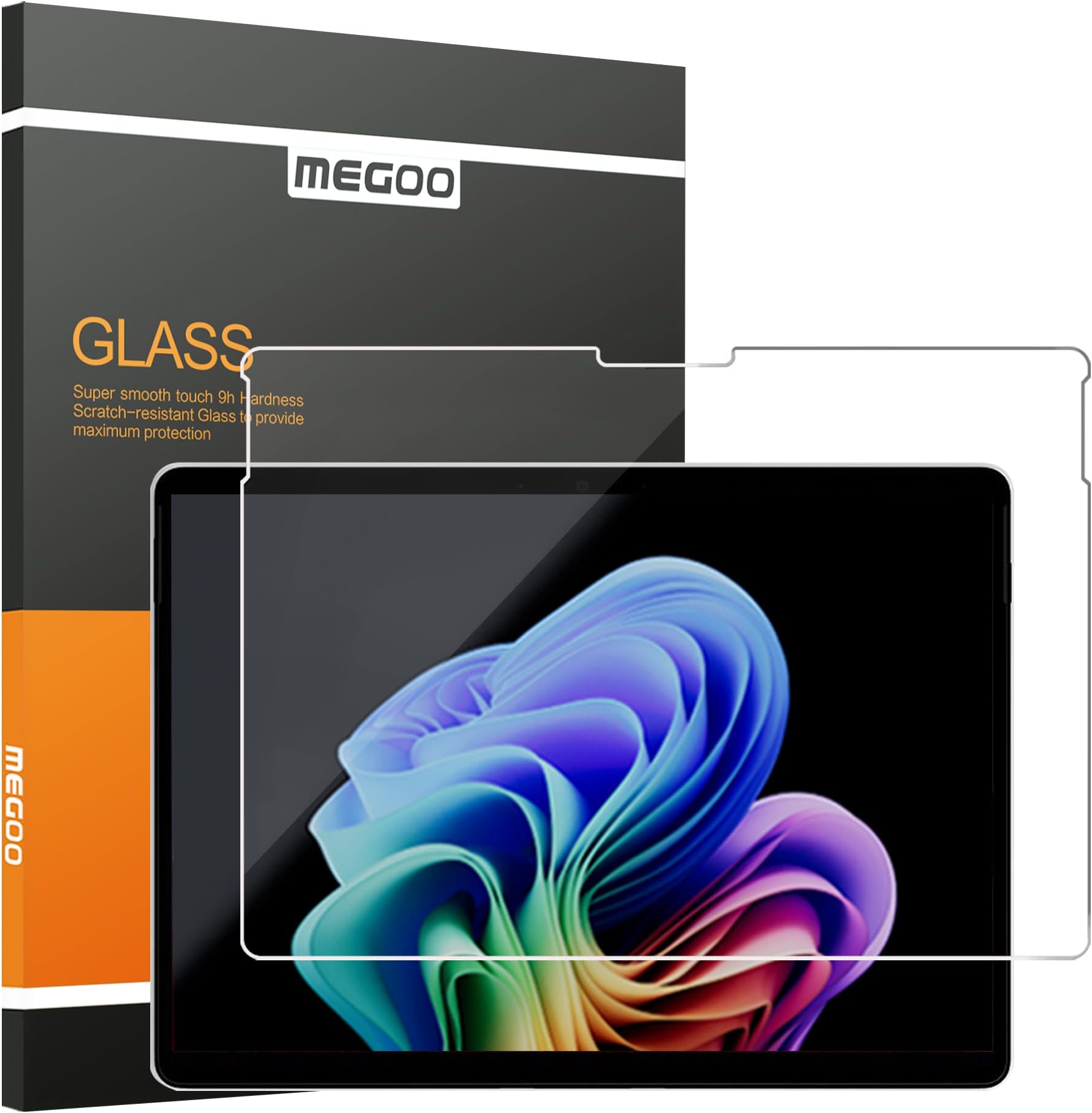 Megoo Glass Screen Protector for Surface Pro 11 2024/ Surface Pro 9 ...