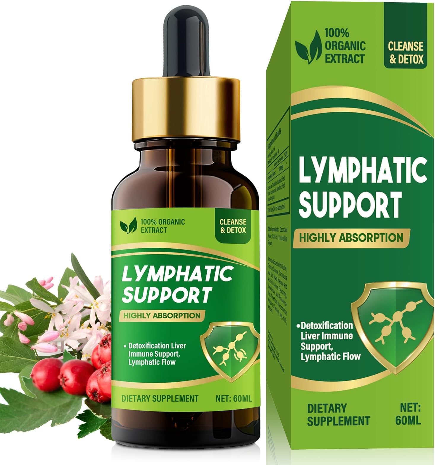 Amazon.com: TKYT Lymphatic Drainage Drops, Lymphatic Drainage ...