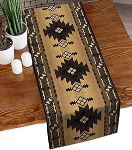 Amazon.com: Western Table Runner 36 Inches Short,Cotton Linen Small ...