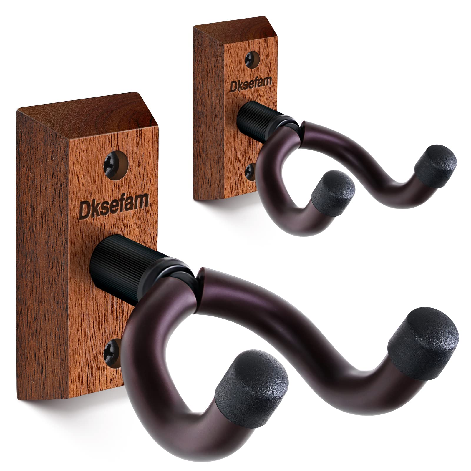 Snapklik.com : Hardwood Gun Hanger Wall Mount - 2 Pack Vertical Gun Racks