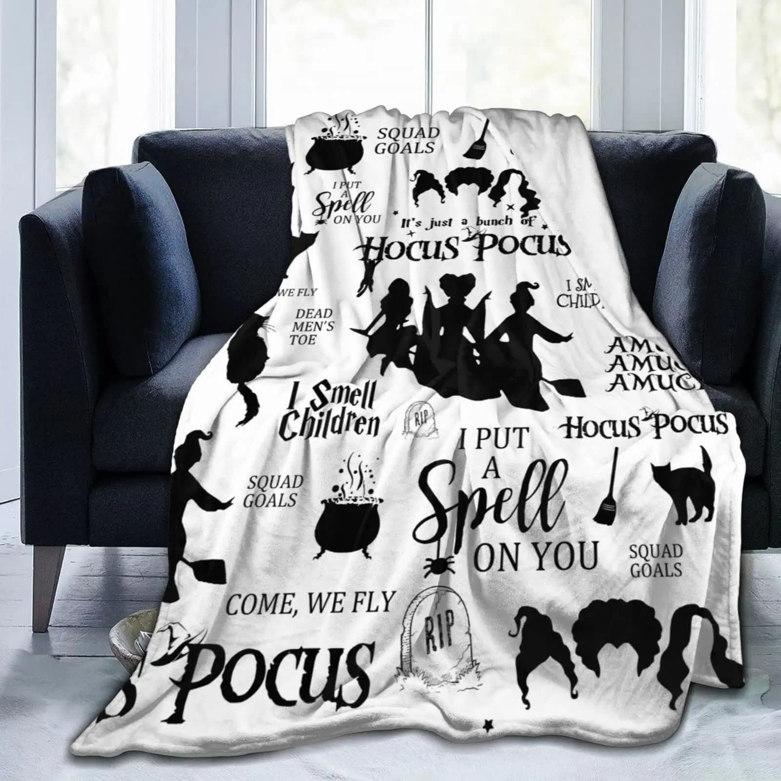 Funny Blanket Throw Flannel Fleece Blankets Sanderson Sisters Soft ...