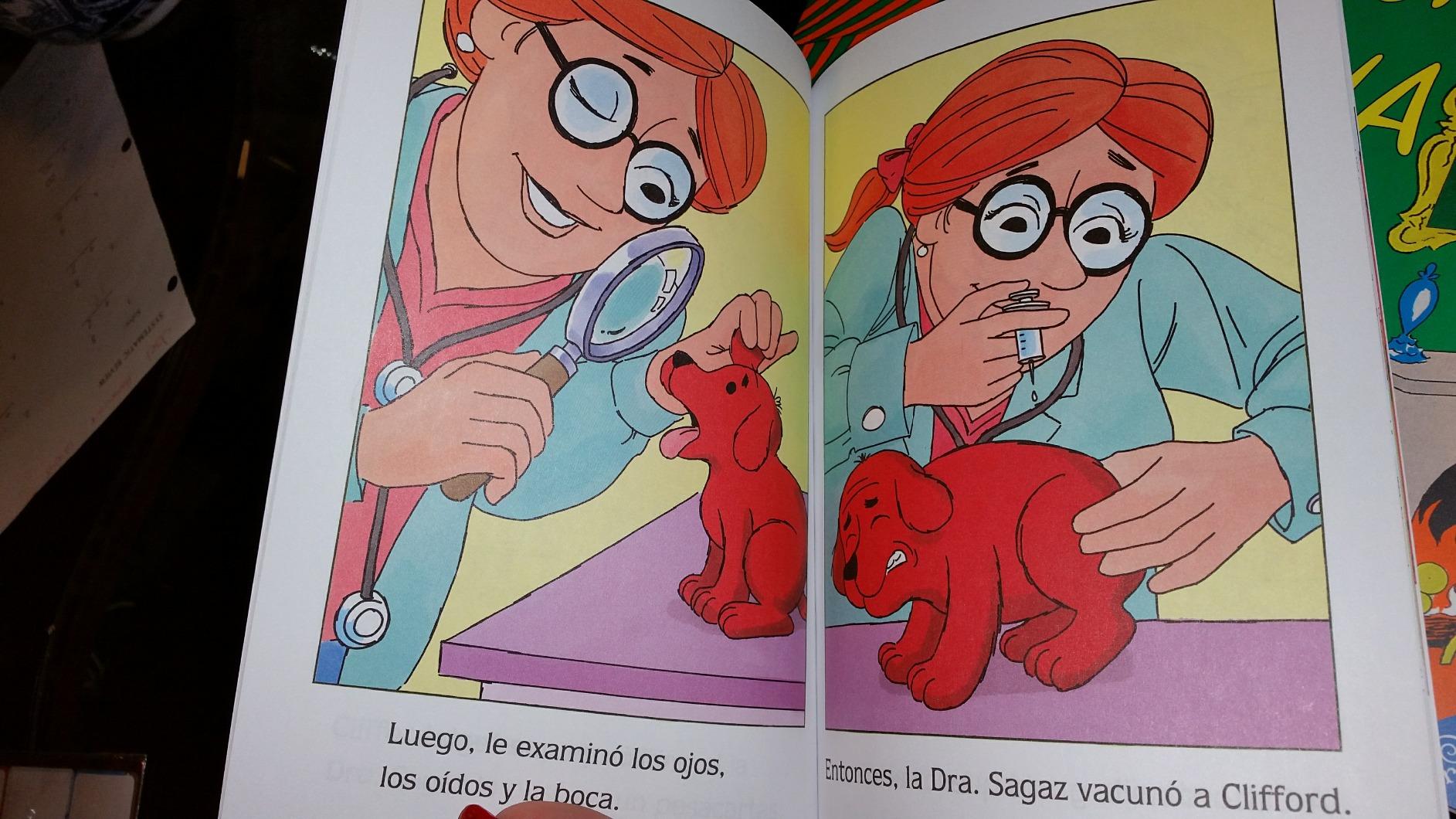 Amazon.com: Lector de Scholastic Nivel 1: Clifford va al doctor ...