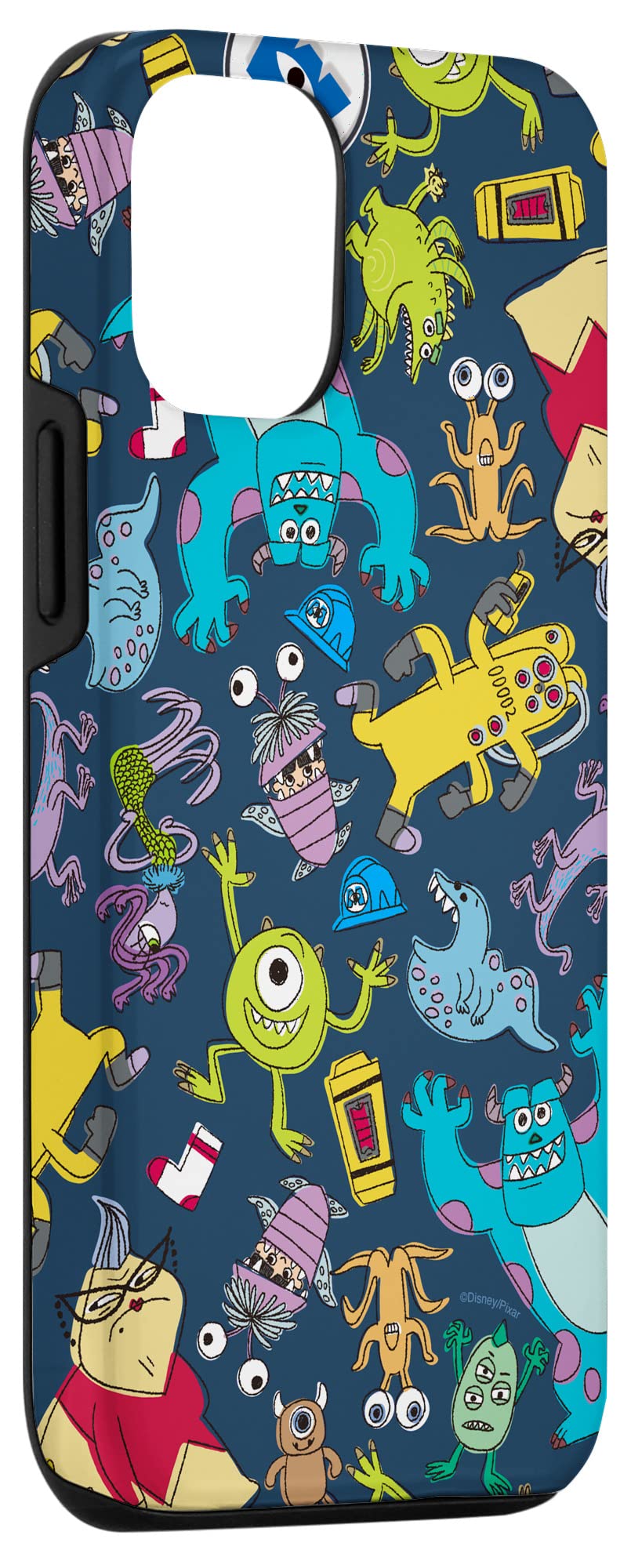 Snapklik.com : iPhone 15 Disney Monsters Inc Scare Crew Case