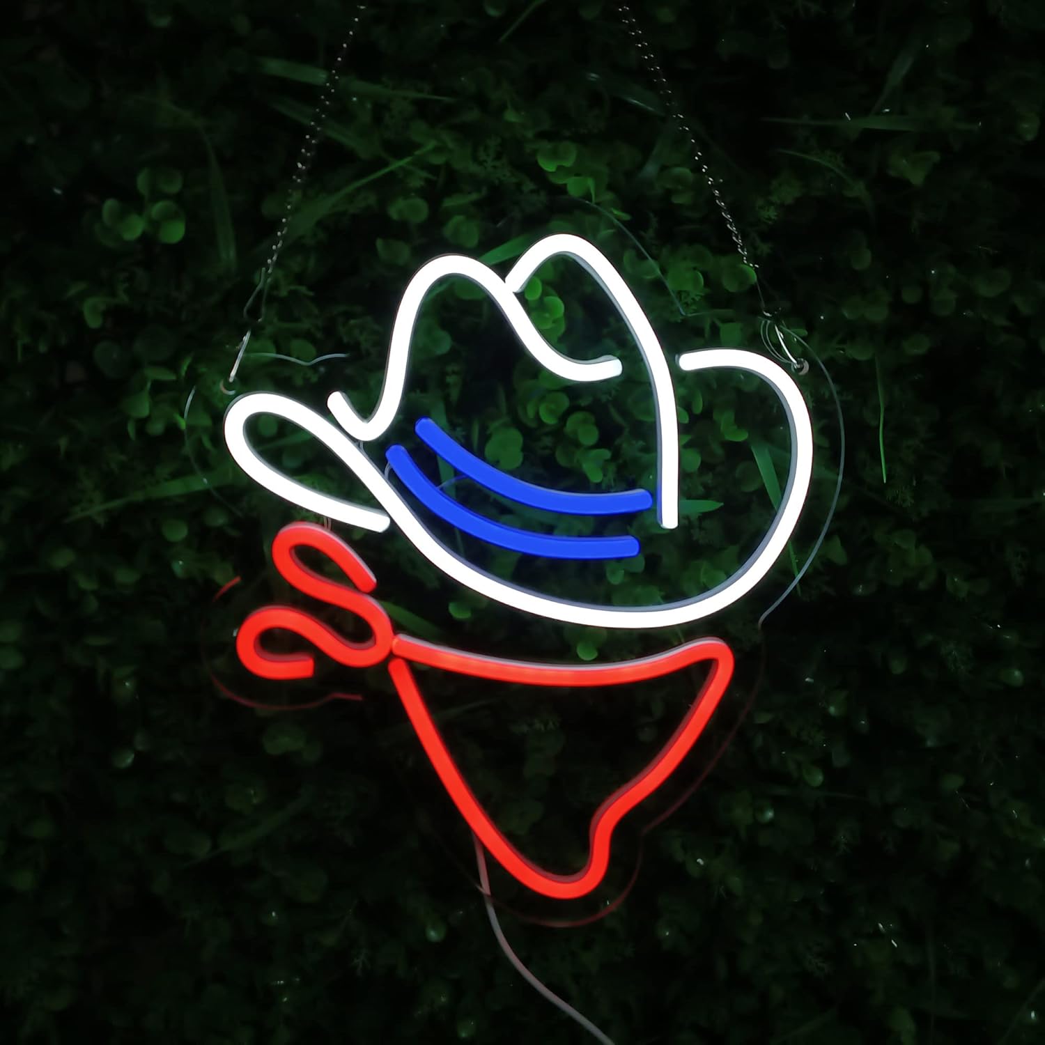 Cowboy Hat Neon Sign Beer Bar Home Art Man Cave Neon Light Handmade ...
