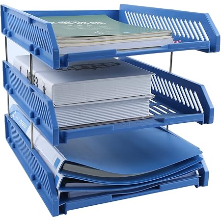 Exerz Organizador Oficina/ Bandejas de 3 Capas de Alambre con 5 ...