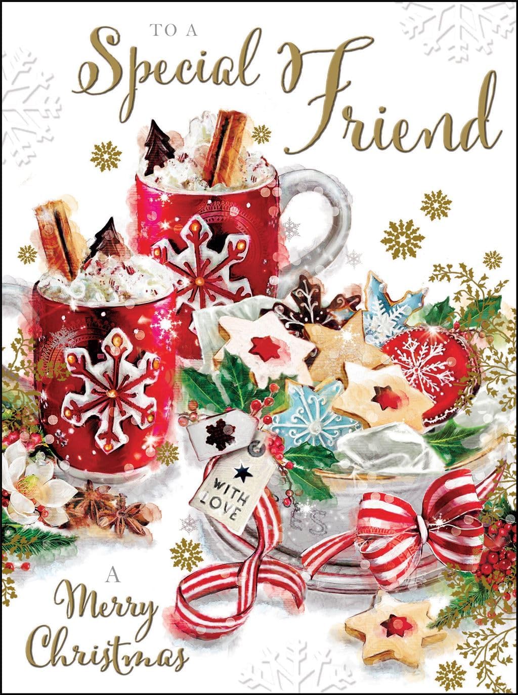 Jonny Javelin Special Couple Christmas Card - Mistletoe Bouquet and ...