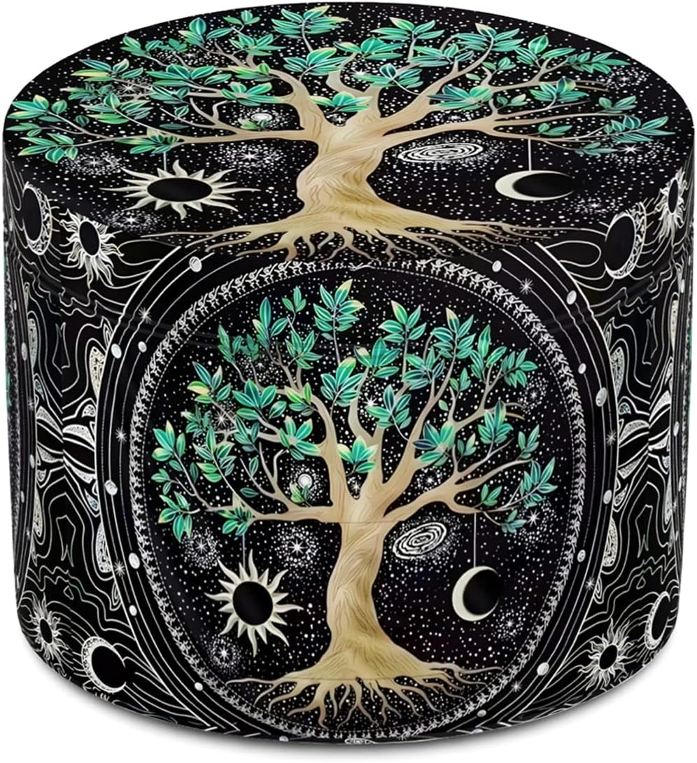 Amazon.com: 2.5inch Grinder, Large Boho Green Tree kitchen grinder ...