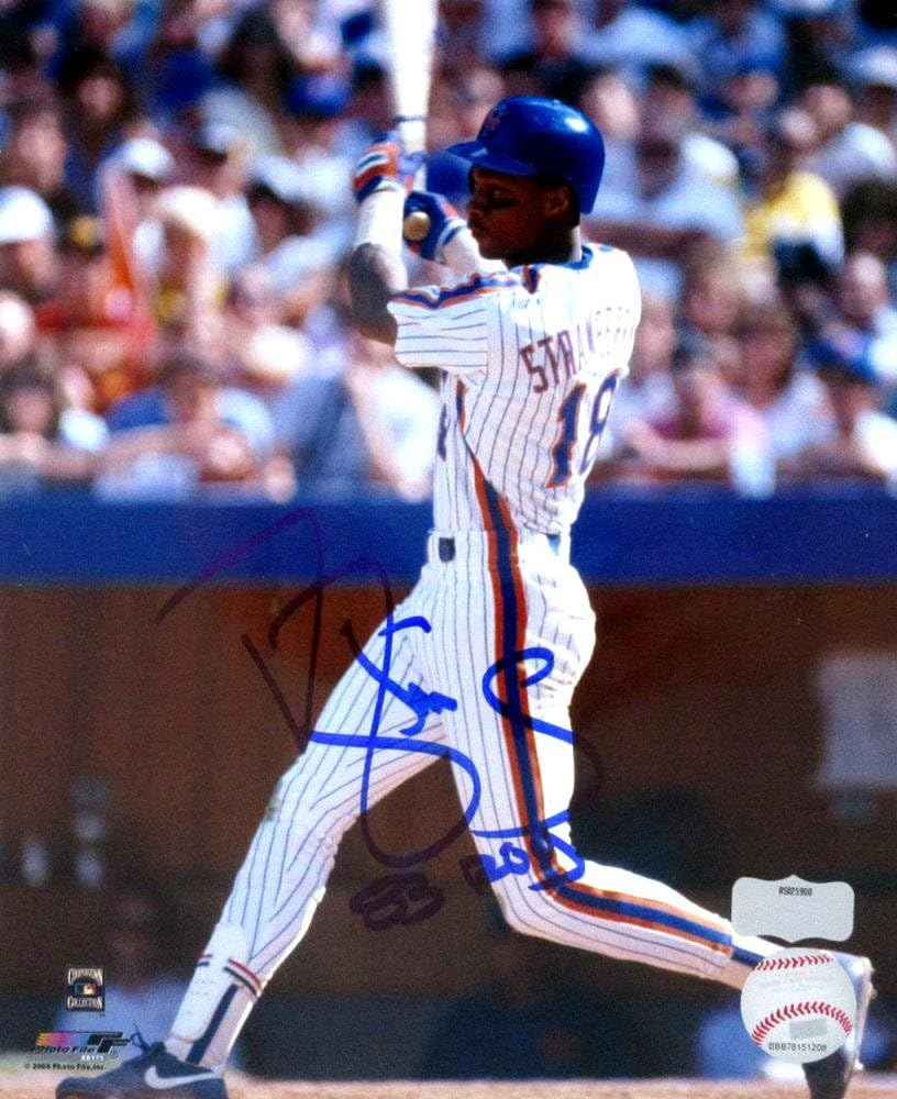 Autographed Darryl Strawberry Photo - 810 "83 ROY" - Autographed MLB ...