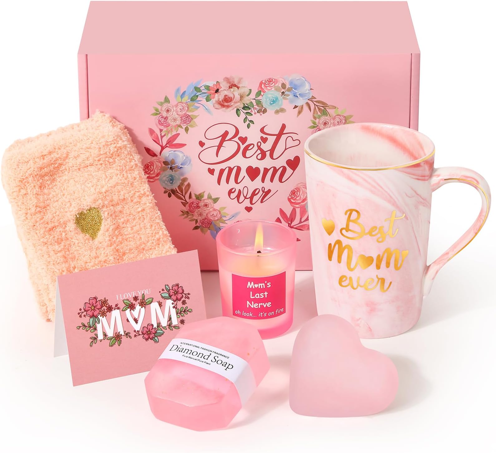 Amazon.com: AYGE Gifts for Mom, Mom Mug Set, Mothers Day Gifts, Gift ...