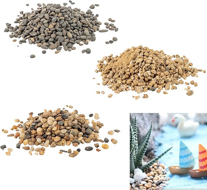 Amazon.com: Miniature Rock Pebble Basing Kit Tabletop Layout Terrain ...