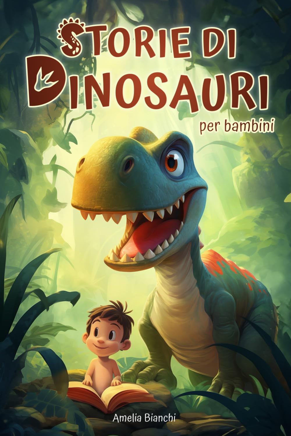 Storie di dinosauri per bambini: Ediz. a colori | Libro per bambini 3 ...