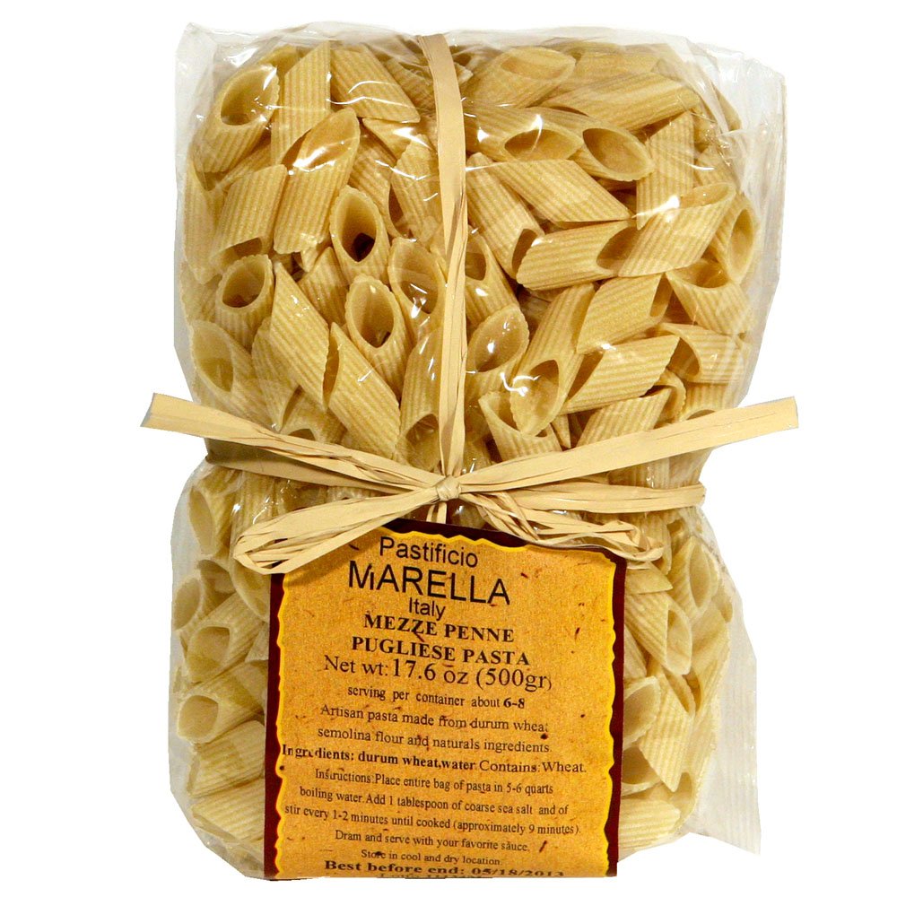 Amazon.com : Marella Mezze Penne Pasta, 17.6-Ounce (Pack of 6 ...