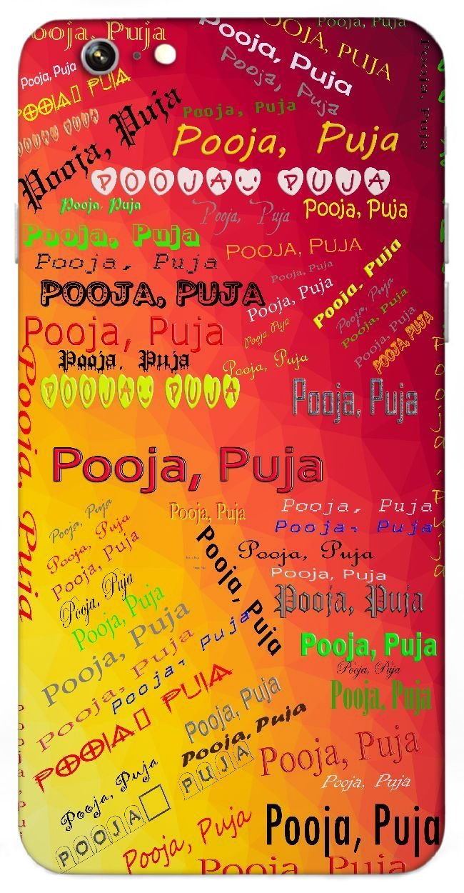 Pooja Name Logo 3d