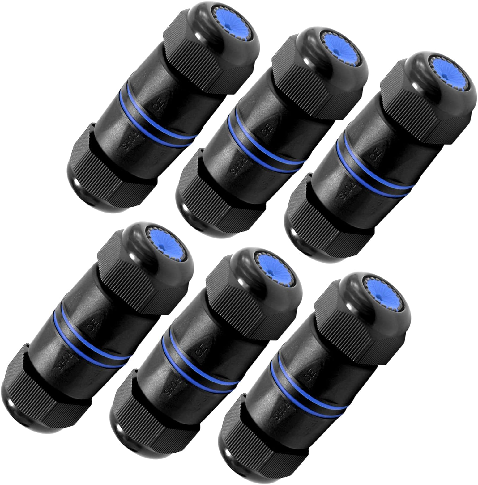 Amazon.com: UMLIFE 2PCS RJ45 Ethernet LAN Cable Connector CAT6 Shielded ...