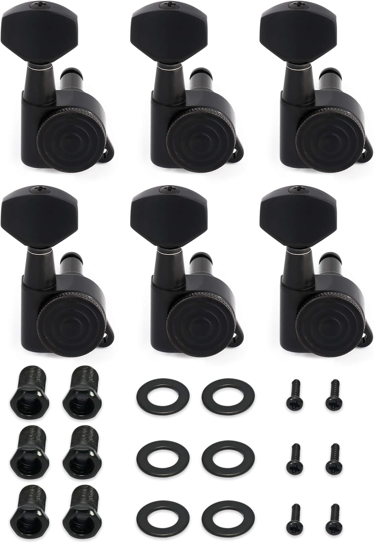 Amazon.com: Metallor Locking Guitar String Tuning Pegs 1:18 Gear Ratio ...