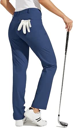 WILLIT Women's Golf Pants Stretch Hiking Pants Quick Dry Lightweight ...