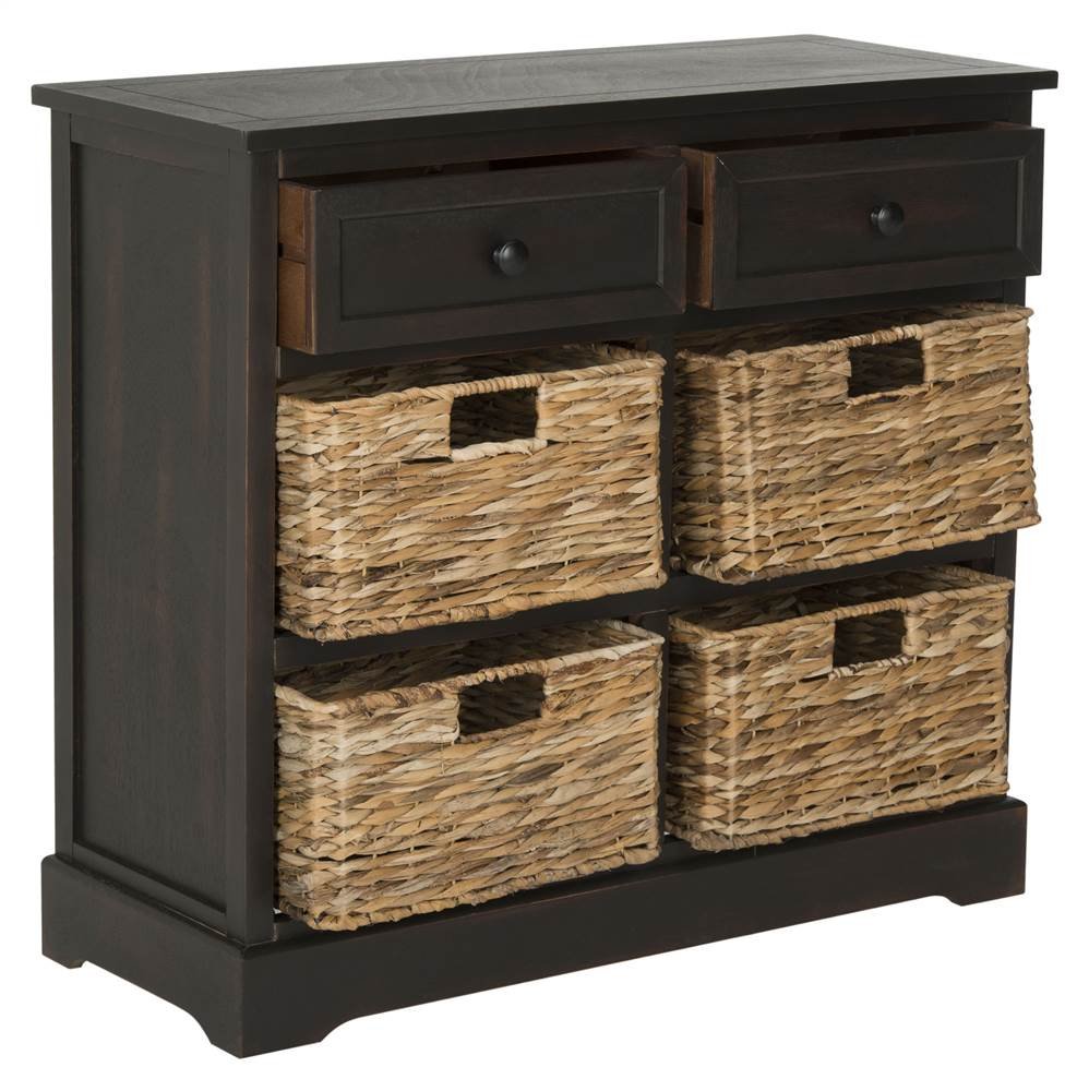 Amazon.com: SAFAVIEH American Homes Collection Herman Brown Wicker ...