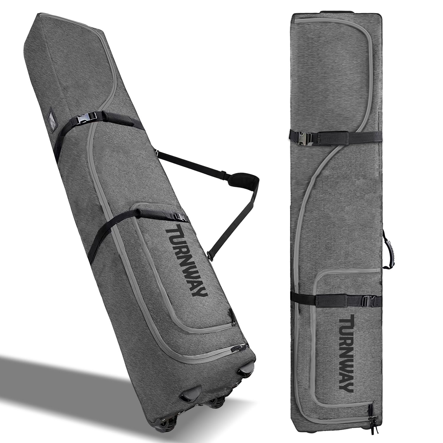 Premium Padded Snowboard/Ski Bag with Wheels for Air Travel, Heavy Duty ...