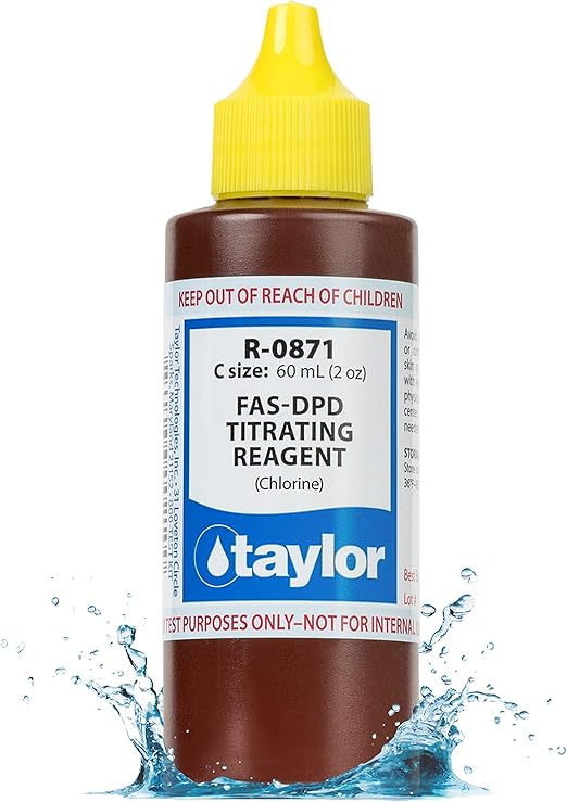 Amazon.com : Taylor Technologies R-0871-C Fas-Dpd Titrating 2 Oz ...
