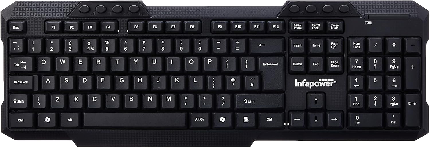 Infapower Full Size Wireless Keyboard : Amazon.ca: Electronics