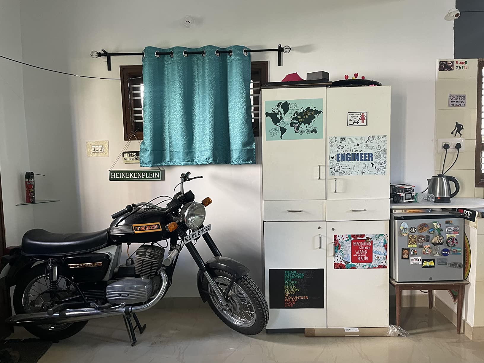 Walllane World Map HD Printed Laptop Skin - Travel Theme Bubble-Free ...