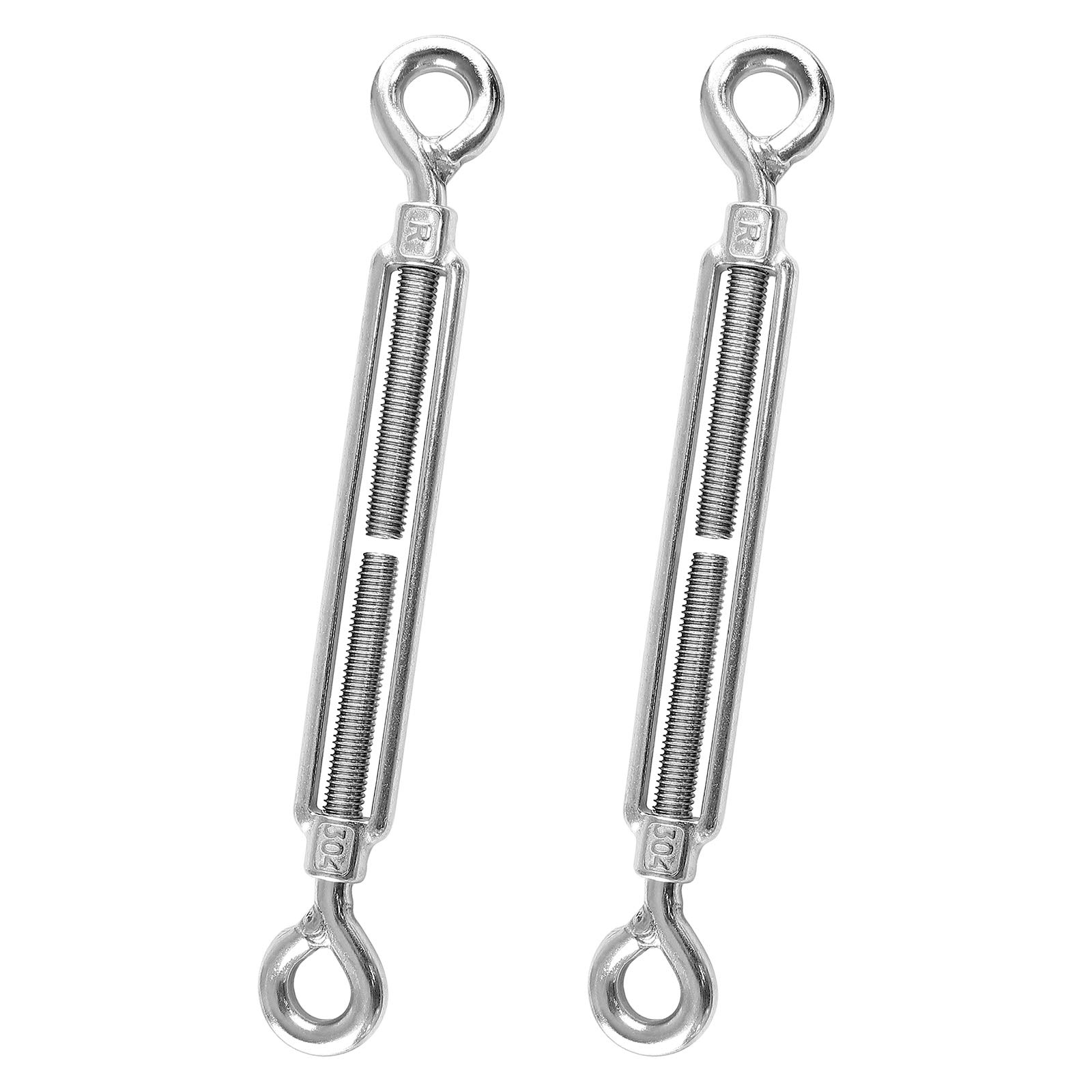 Snapklik.com : 2pcs M10 Stainless Steel 304 Eye & Eye Turnbuckles ...