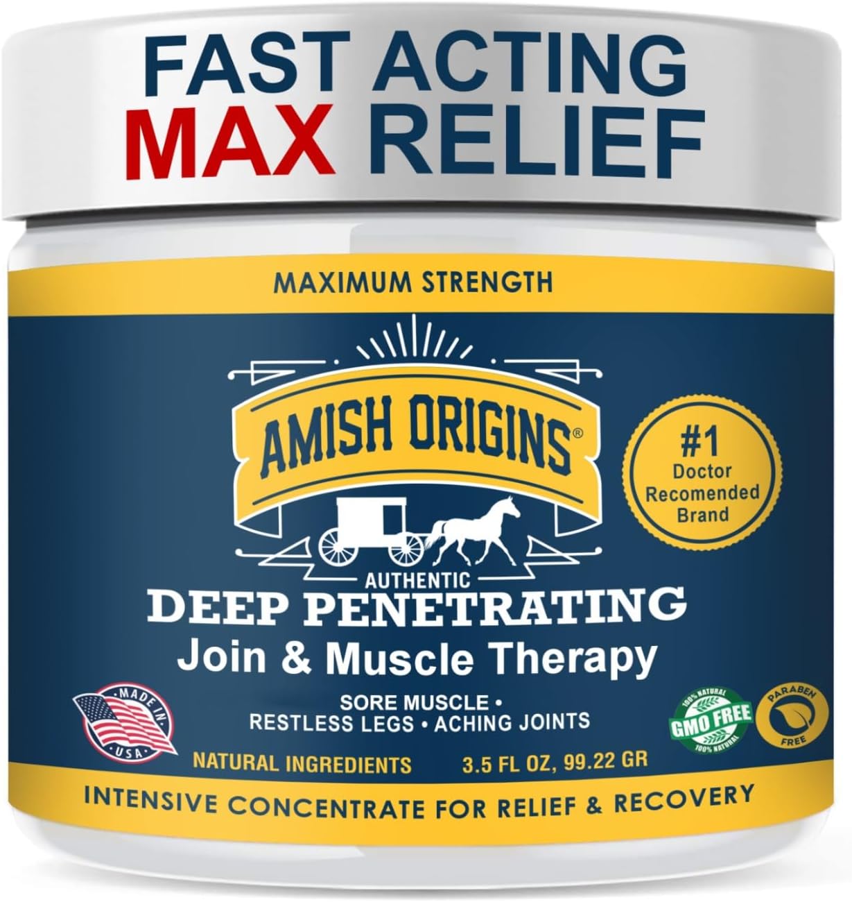 Amazon.com: OHEAL Arthritis Pain Relief Cream, Neuropathy Joint Pain ...