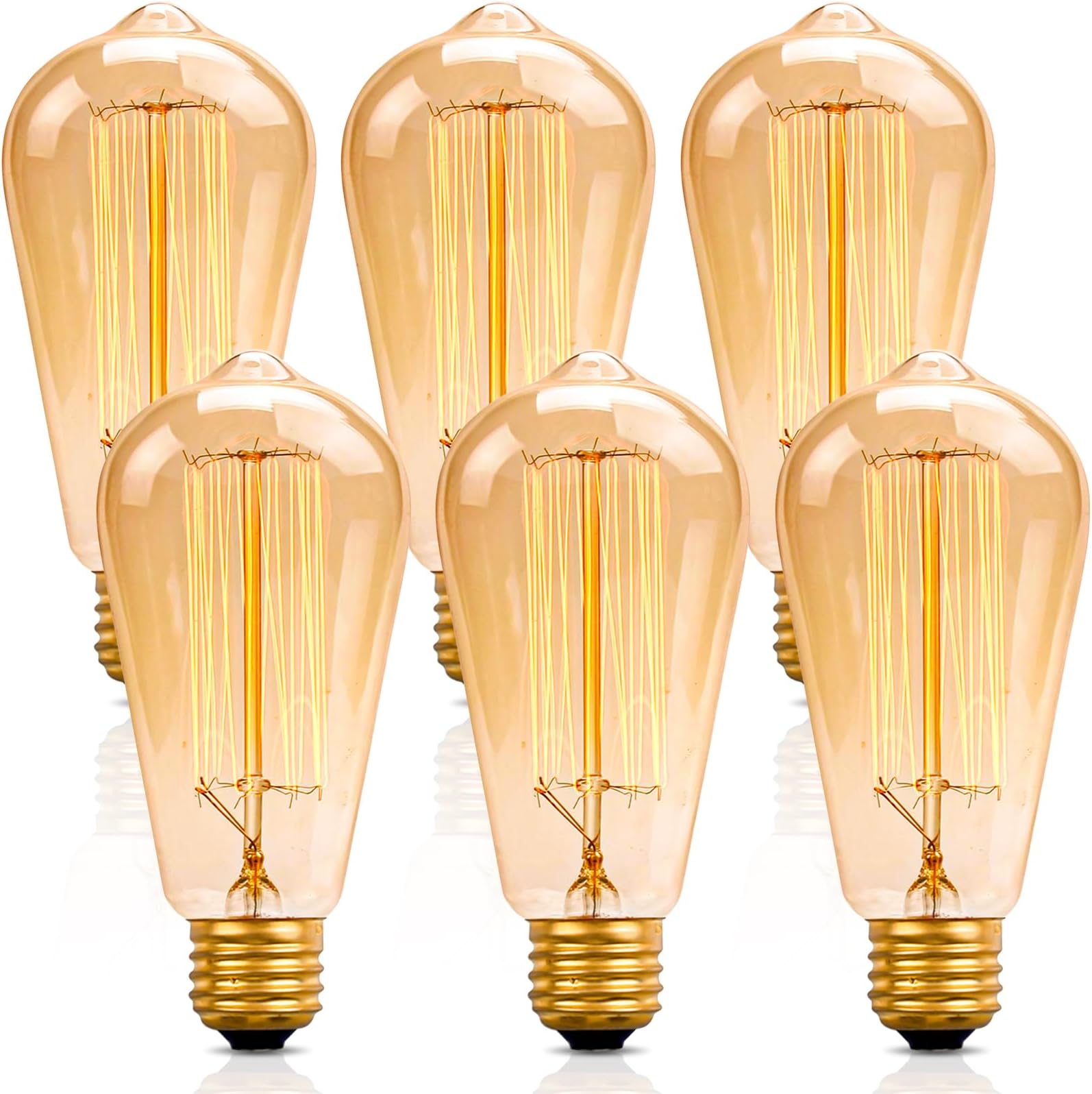 10 X 100watt ES E27 Screw Cap Pearl Rough Service : Amazon.co.uk: Lighting
