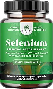 Yeast Free Selenium 200mcg Capsules - High Potency Selenium Supplement ...