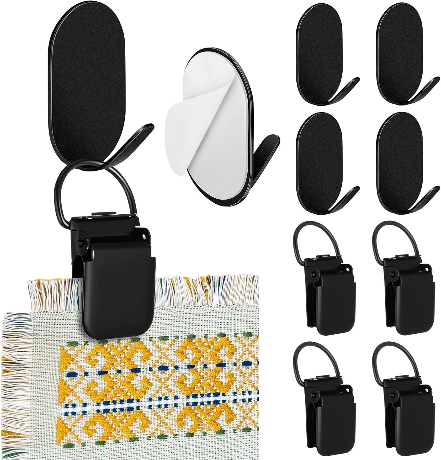 Amazon.com: CroBlissful 4 Set Tapestry Wall Hanging Clips Self Adhesive ...