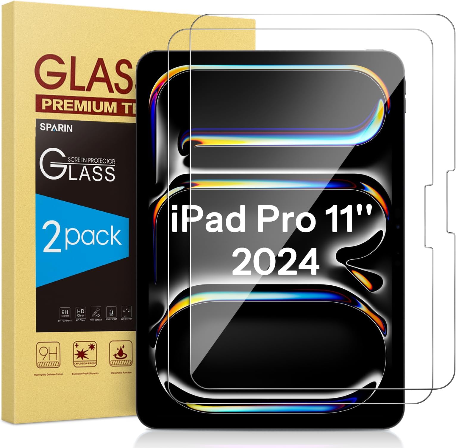 Amazon.com: SPARIN Screen Protector for iPad Pro 11 Inch M4 2024 (5th ...