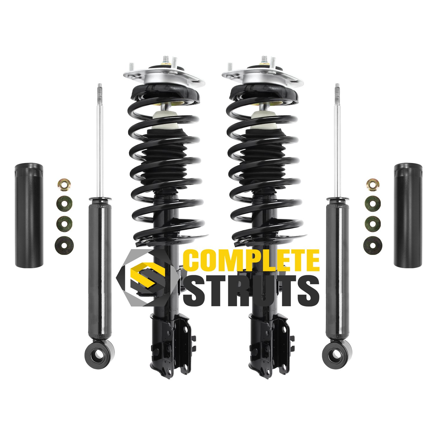 Amazon.com: COMPLETESTRUTS - Front Complete Strut Assemblies with Coil ...