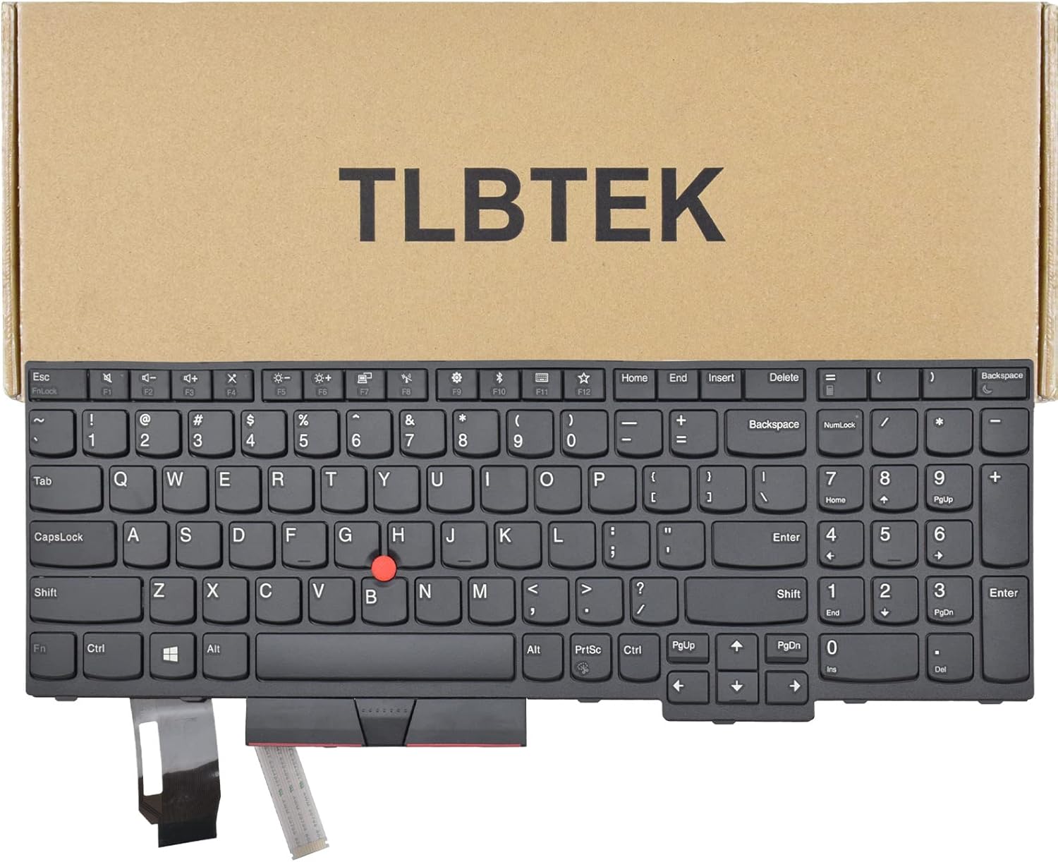 Amazon | TLBTEK ノートパソコンキーボード交換用 フレームとポインター付き Lenovo ThinkPad E580 E585 ...