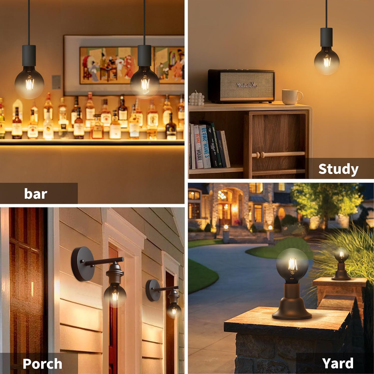 Snapklik.com : LED Globe Bulb, Warm White 300LM 2700K 4W, 35W ...