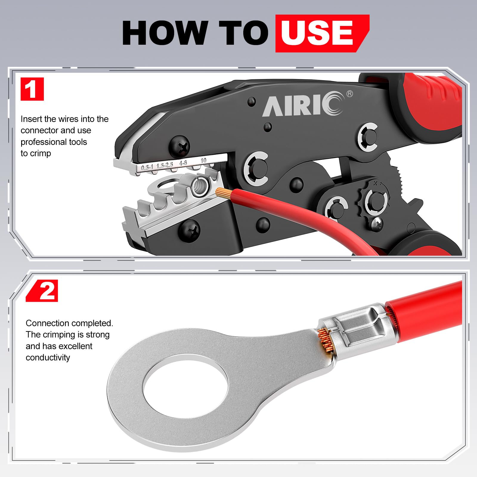 Snapklik.com : 480 PCS Non Insulated Wire Connectors Kit, 26-8 AWG ...