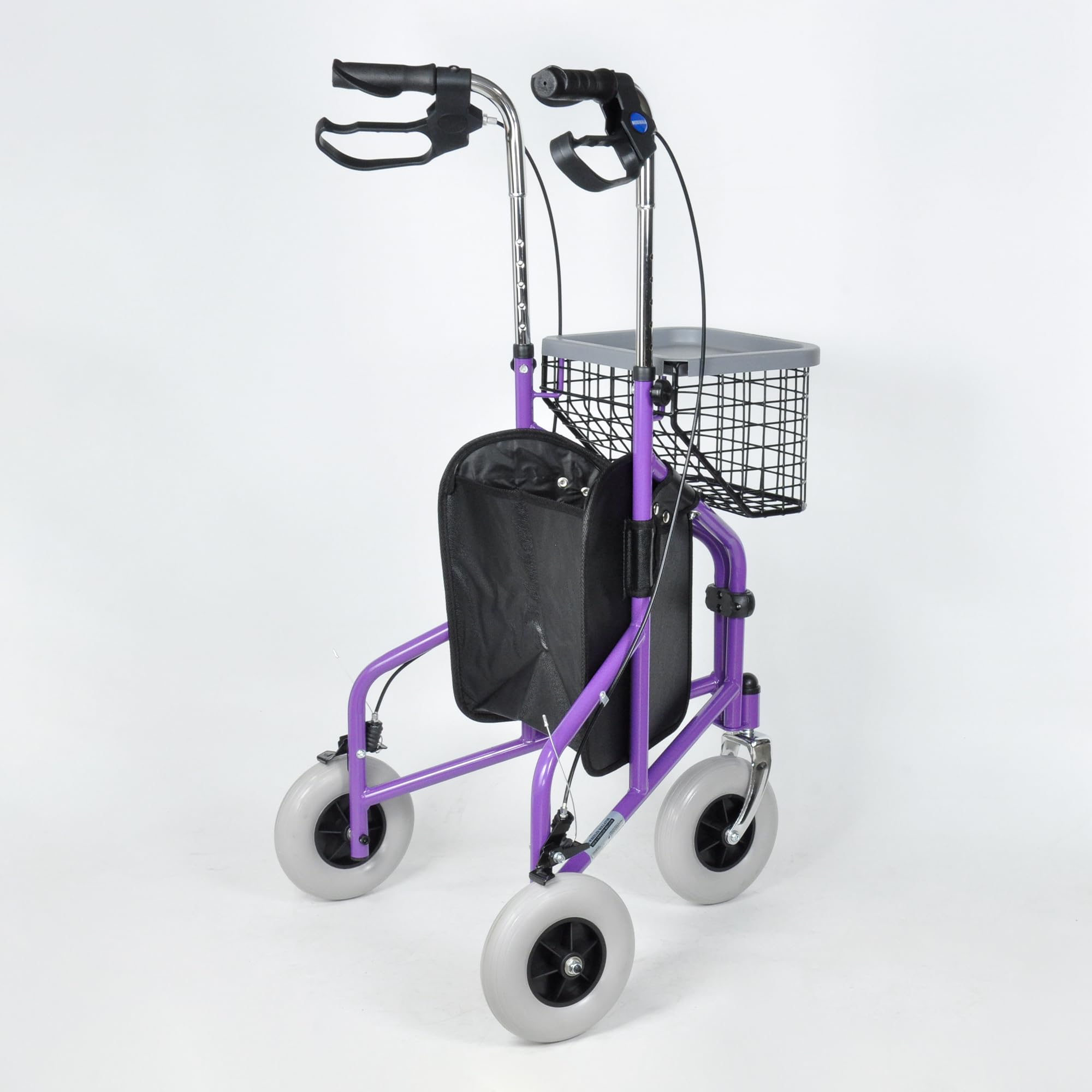MobiWalk® 3-Wheeled Tri Walker Rollator | Walking Frame for The Elderly ...