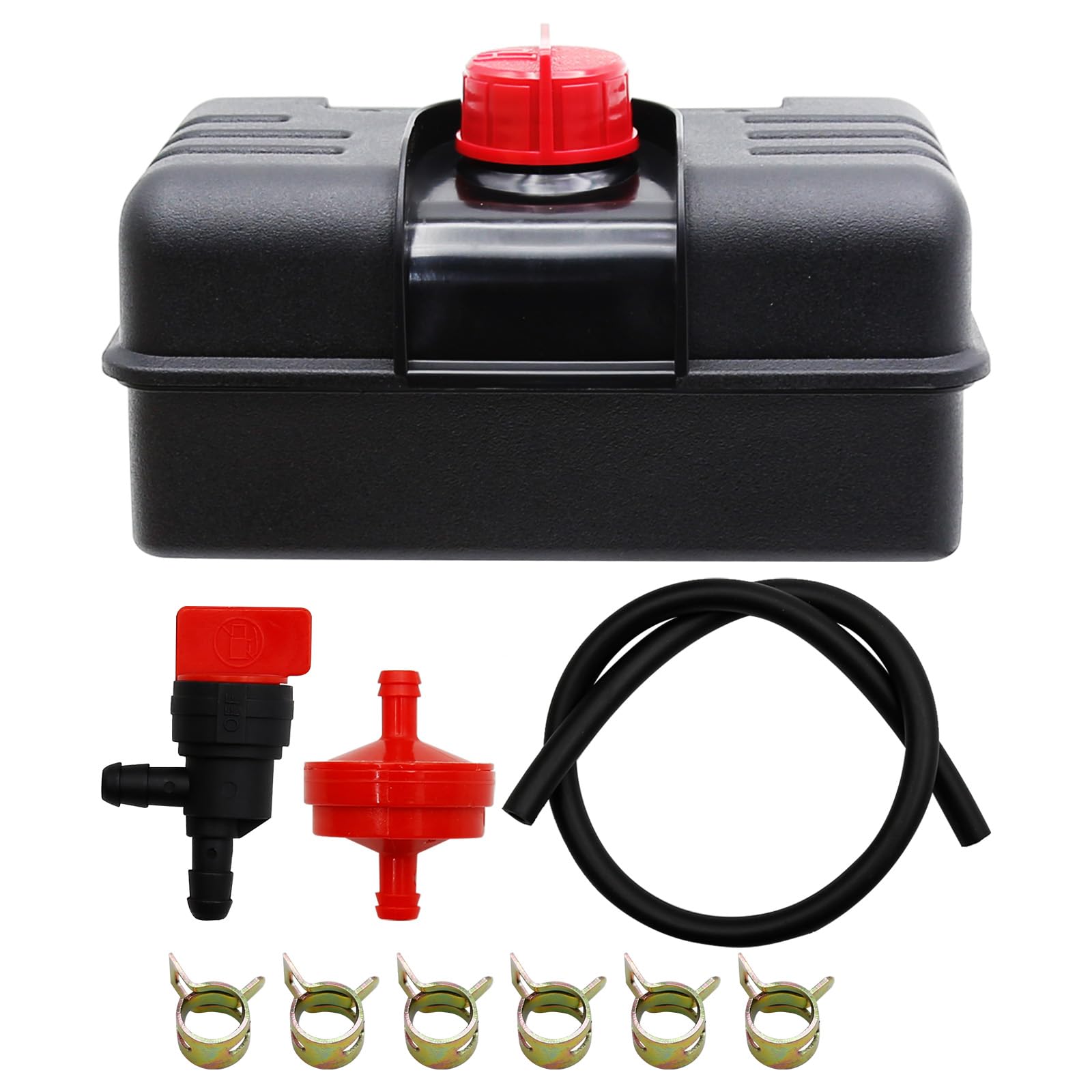 Go Kart Fuel Tank Universal Fuel Tank Replacement With Cap - Fits ...